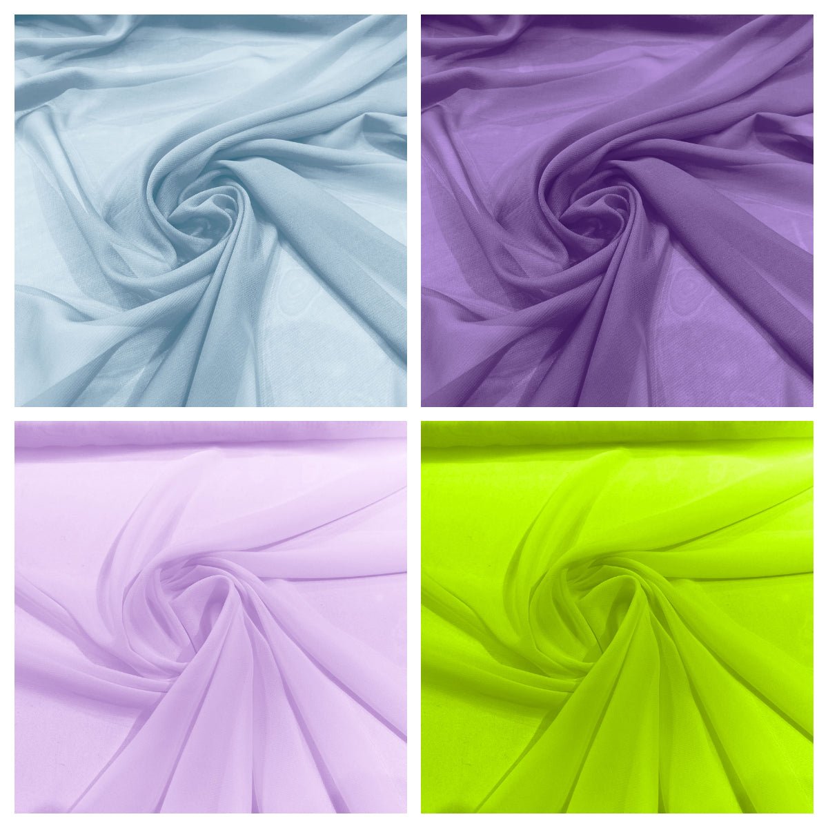 Solid Chiffon | New Creation Fabric & Foam – New Creations Fabric ...